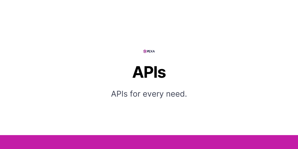 APIs | Developer Portal